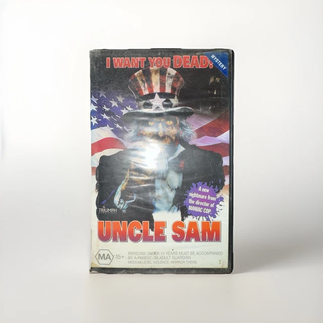 UNCLE SAM VHS 1996 Horror Triumph Home Video MA15+ William Lustig Cult ...
