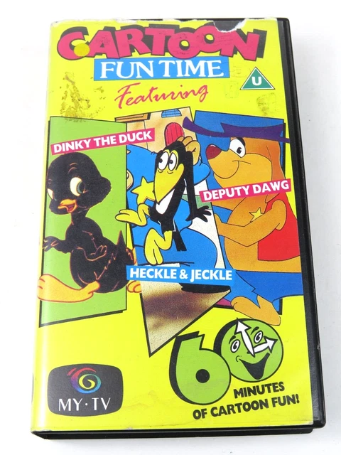CARTOON FUN TIME Featuring Dinky Heckle & Jeckle Deputy Dawg VHS ...