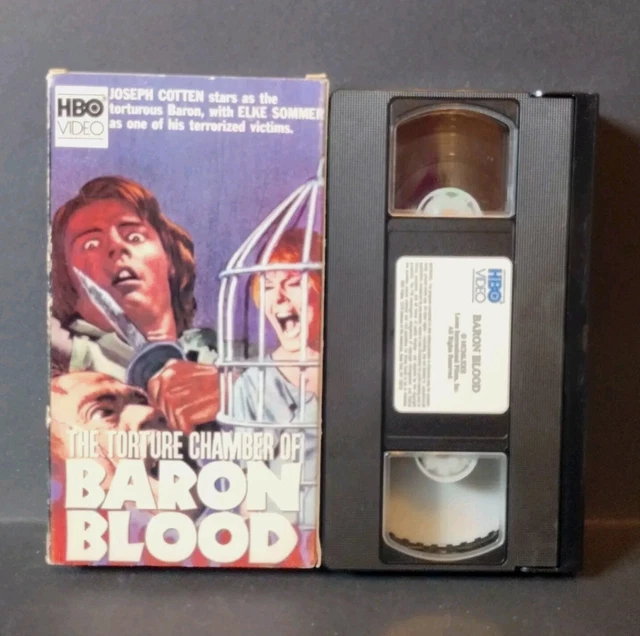 BARON BLOOD (1972 Pre Cert) Rare Mario Bava Cult Horror 90's Retail VHS ...