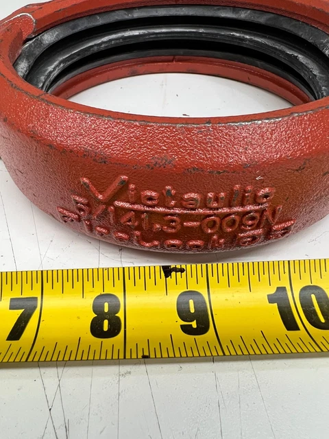 5& VICTAULIC GROOVED Rigid Ductile Iron Coupling 009N EPDM Gasket ...