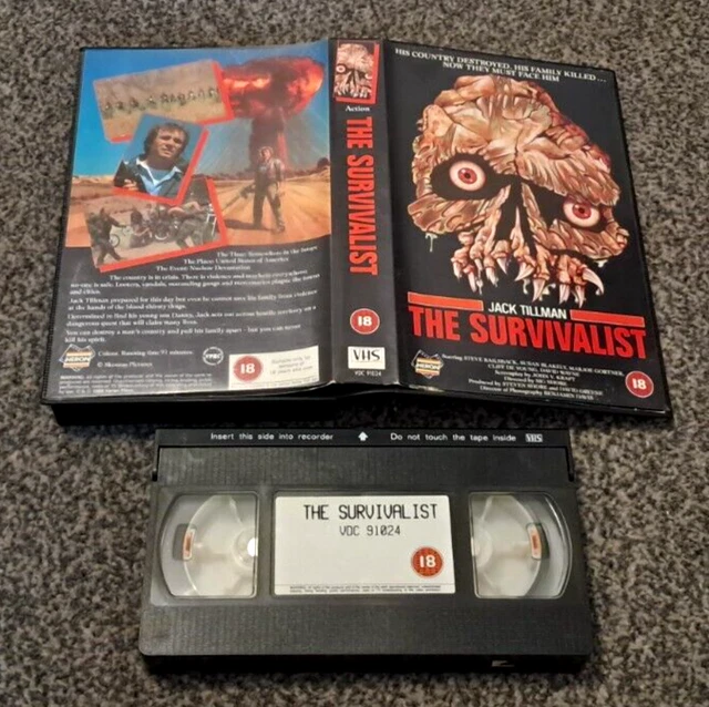 THE SURVIVALIST JACK Tillman Steve Railsback Big Box Ex Rental Pal Vhs ...