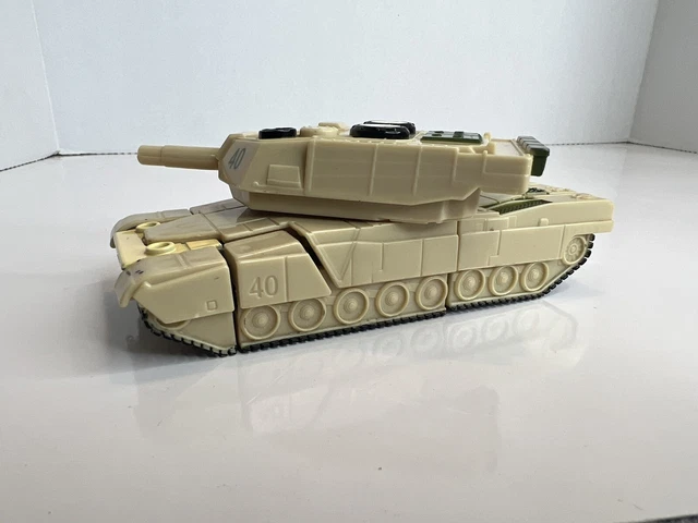 VINTAGE TRANSFORMERS BOOTLEG Military Tank Robot Action Figure Decopac ...