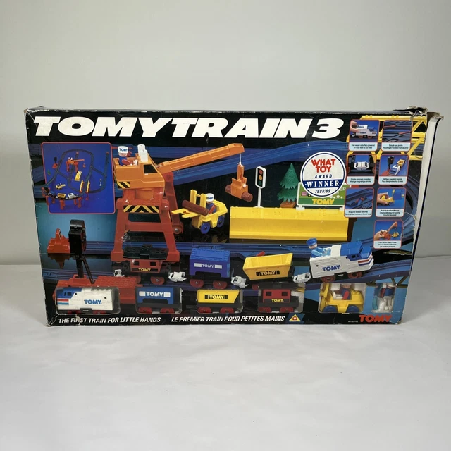 VINTAGE TOMY TRAIN 3 Set In Original Box Complete With Working Train £ ...