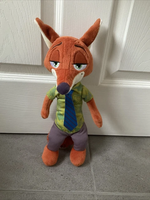 DISNEY FOX ZOOTOPIA Zootropolis Nick Wilde Original Talking Plush Soft ...
