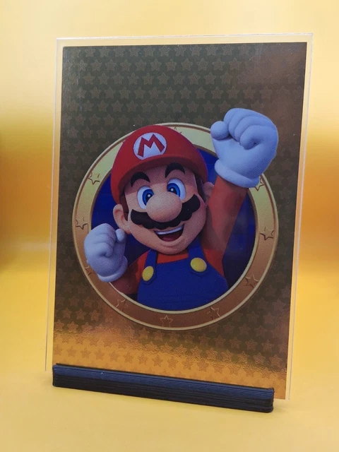 EDITION LIMITÉ - Carte Panini Super Mario Trading Cards Gold - Carte n ...
