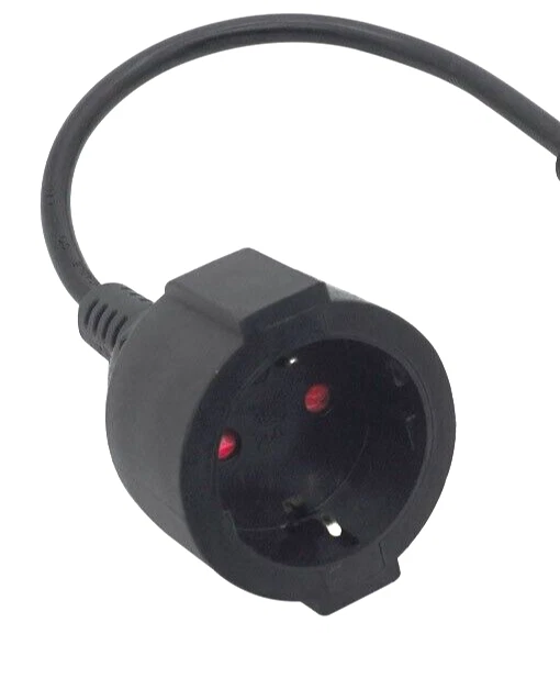 MAINS POWER CABLE Lead for Garden Shredder for Round Socket Alko etc ...