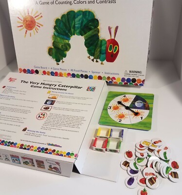 THE VERY HUNGRY Caterpillar board game Eric Carle University Games ...