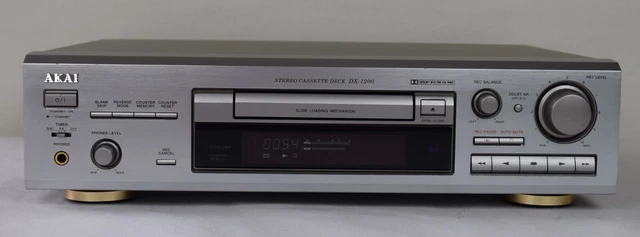 AKAI DX 1200 Dolby B C Hx Pro Coperchio Cassette Nastro Completo Funzionamento. EUR 149,25 ...
