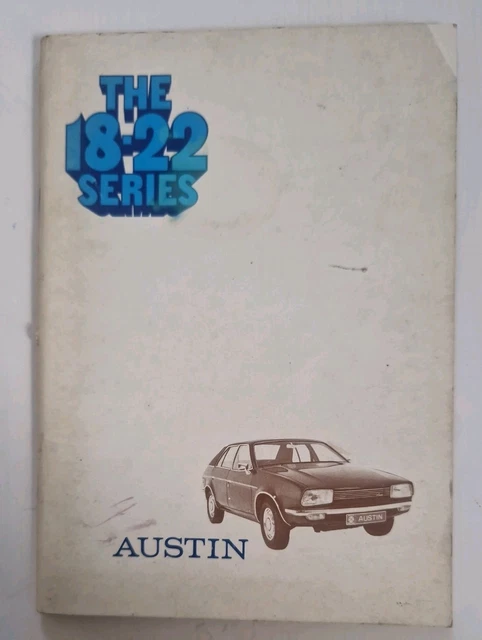 AUSTIN 18-22 SERIES (Princess) Original Handbook 1975 AKM 3208. £5.38 ...