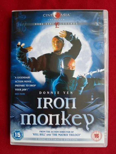 IRON MONKEY - 2 Disc Ultimate Edition - Donnie Yen - Region 2 DVD ...