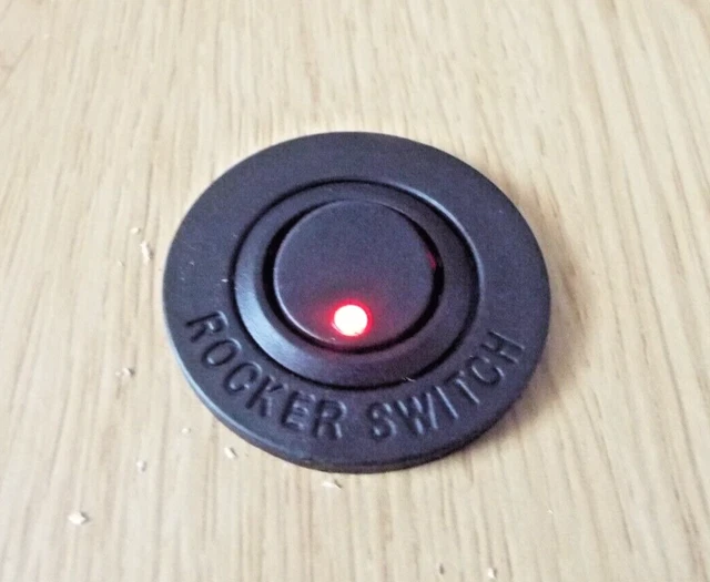 CARAVAN CAMPER VAN Motorhome 12v led wall light rocker switch choice $5 ...