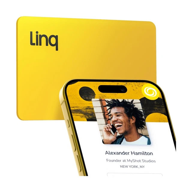 LINQ DIGITAL BUSINESS Card - Smart NFC Contact and Networking Card ...