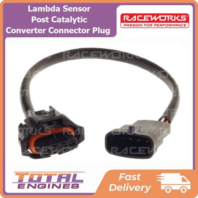 RACEWORKS LAMBDA SENSOR Post Catalytic Converter Connector Plug fits Holden Comm EUR 44,51 ...