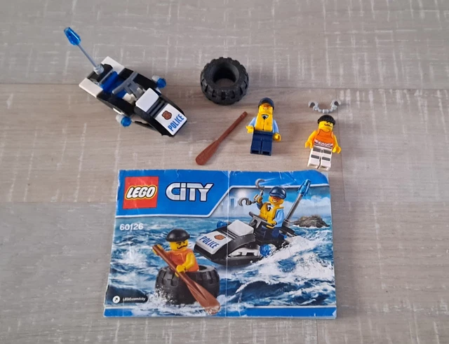 LEGO 60126 CITY POLICE Tire Escape voleur scooter +instruc/jpj27 £4.40 ...