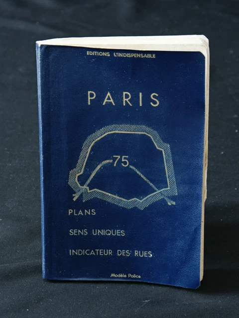 PLAN DE PARIS éditions L'indispensable 1974 - Modèle Police EUR 4,00 ...