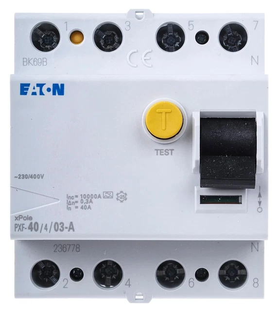 EATON 236776 PXF-40/4/003-B Type B Disjoncteur, 4-polig - 40A EUR 56,11 - PicClick FR
