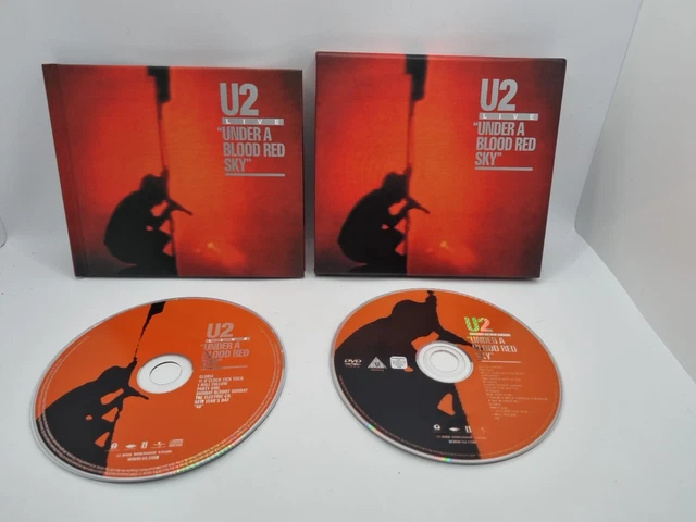 U2 LIVE UNDER A Blood Red Sky CD DVD & Booklet Deluxe Set 2008 Edition ...