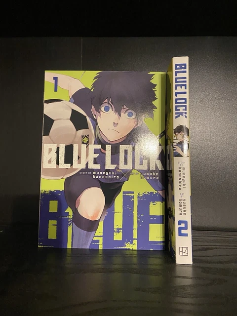 BLUE LOCK MANGA Comic English Version Book Volume 1 And 2 Yusuke Nomura ...