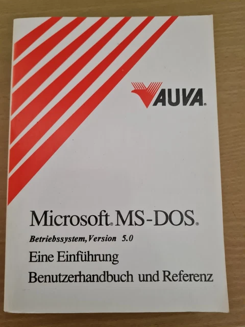MICROSOFT MS-DOS BETRIEBSSYSTEM Version 5.0, Eine Einführung ...
