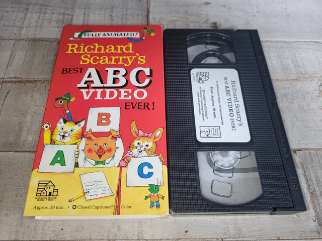 RICHARD SCARRY'S BEST ABC Video Ever! (VHS, 1989) $25.50 - PicClick CA