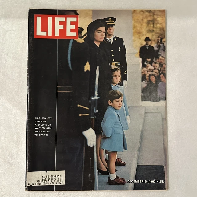 LIFE MAGAZINE DECEMBER 6, 1963 JFK FUNERAL Jackie O Caroline Kennedy Jr ...
