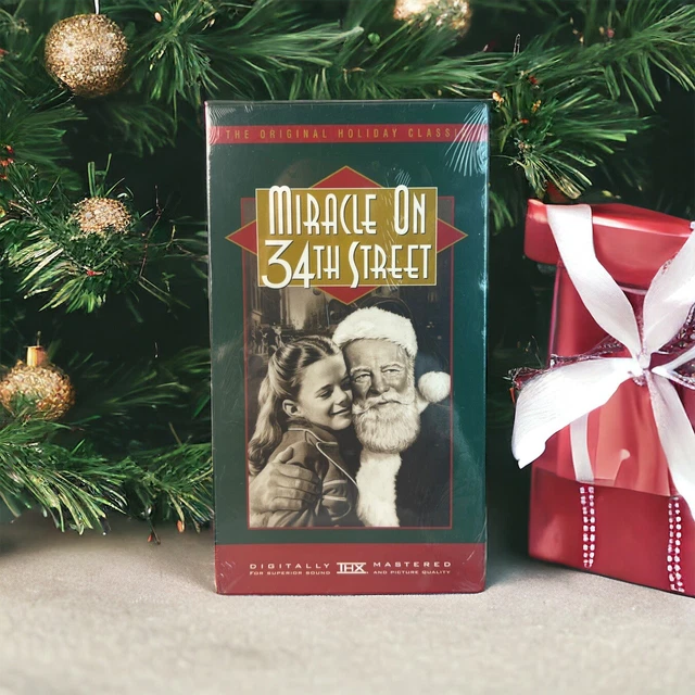 A CHRISTMAS CAROL/MIRACLE on 34th Street - 2 Pack (VHS, 2003, Set New ...