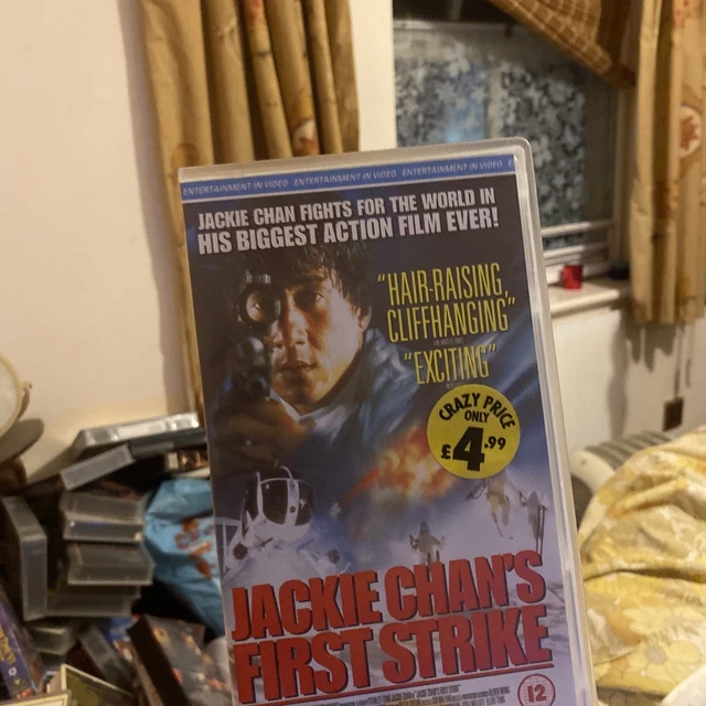 JACKIE CHAN'S FIRST Strike (VHS/SH, 1998) £3.50 - PicClick UK