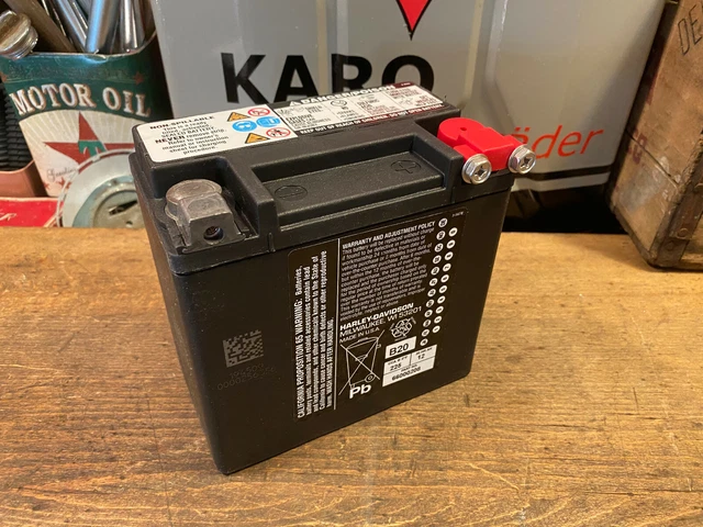 66000208A 65958-04B ORIGINAL HARLEY® BATTERIE SPORTSTER® 2004 -2020 ...