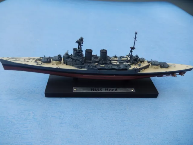 ATLAS EDITIONS 1/1250TH scale:- HMS HOOD. £4.36 - PicClick UK