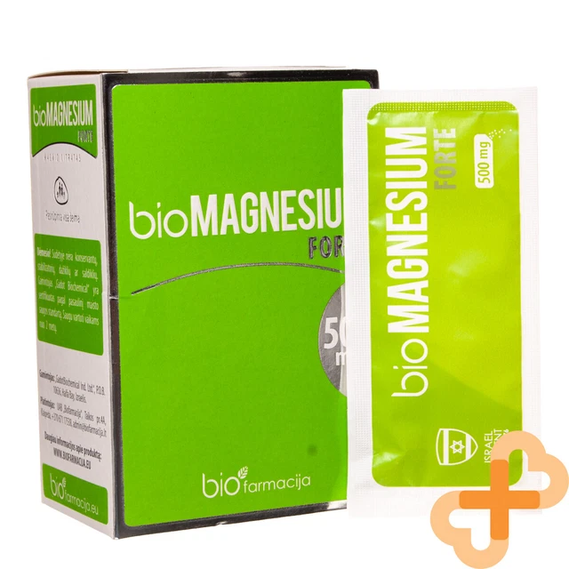 BIOMAGNESIUM FORTE 500MG Pulver Beutel 20 Stück Magnesiumcitrat ...