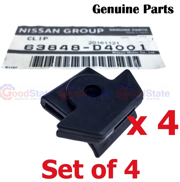 GENUINE NISSAN PATROL GU Y61 Front Splash Guard Liner Retainer Clip x4 ...
