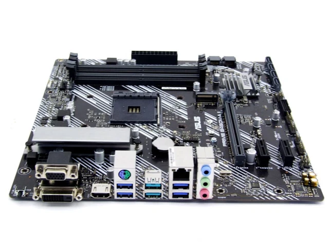 ASUS PRIME B450M-A II Matx Desktop PC Computer Motherboard AMD Socket ...