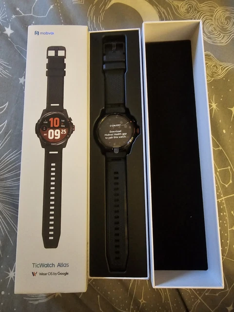 TICWATCH ATLAS SMARTWATCH Wear OS Fall Detection Fitness Tracker 5ATM ...