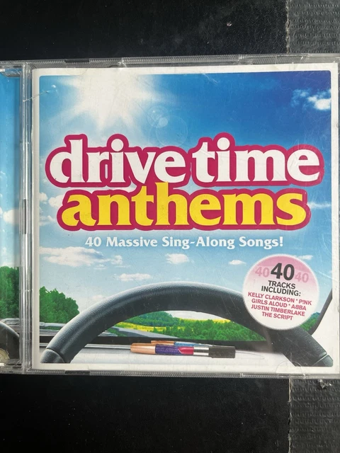 DRIVE TIME ANTHEMS Used 40 Track Compilation Cd Pop Rock Soul 60s 70s ...