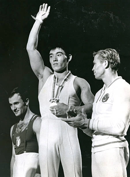 SILVER MEDALIST FRANCO Menichelli Of Italy, Gold Medalist Takuj 1964 ...