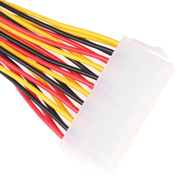 30CM ATX 24 Pin Male to 24Pin Female Power Supply Extension Cable^e ...