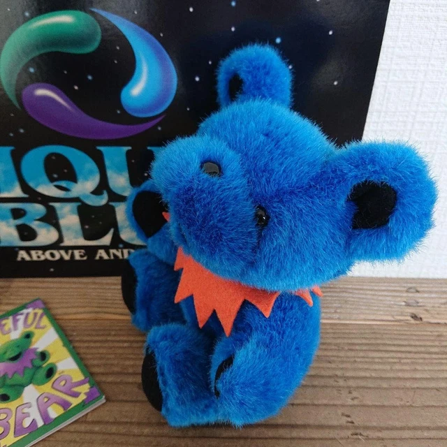 GRATEFUL DEAD BEAR Liquid Blue Old Plush 7Inch £83.66 - PicClick UK