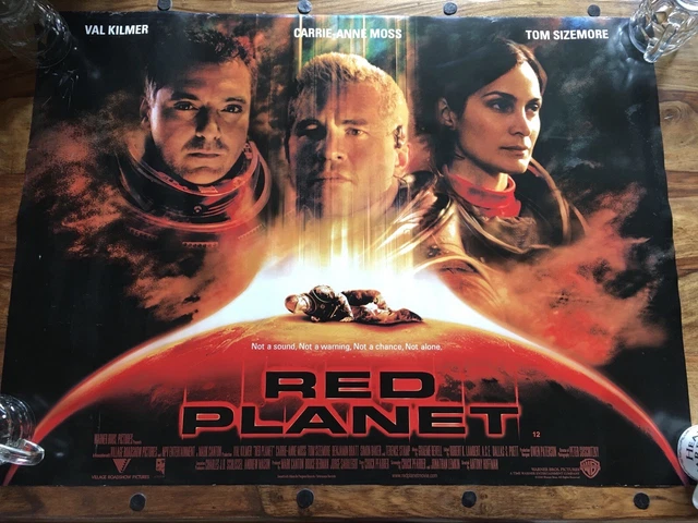 RED PLANET UK Quad Original Film Movie Poster Val Kilmer Tom Sizemore ...