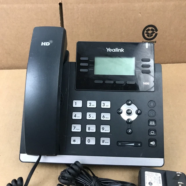 YEALINK ULTRA ELEGANT Gigabit IP Phone Model SIP-T42G £38.35 - PicClick UK