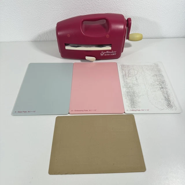 SPELLBINDERS GRAND CALIBUR Die Cutting Machine And Plates Craft ...