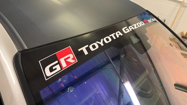 TOYOTA GAZZOO SUNSTRIP | Custom Sunstrip | Car Decals| Stickers ...