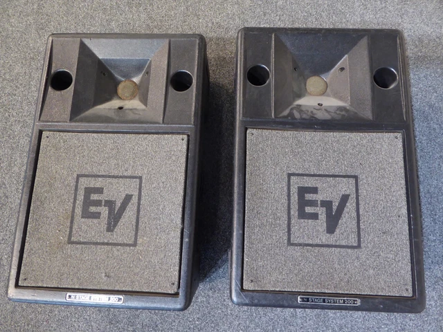 ELECTRO-VOICE EV STAGE System S-200 Speaker Pair £213.92 - PicClick UK