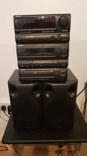 SONY MINI Hi-Fi Component System Mhc-650 With Remote Control £21.50 ...