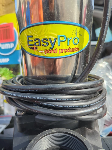 EASYPRO TH250 4100 GPH Pond Submersible Pump 115V motor TH Series 1/3 ...