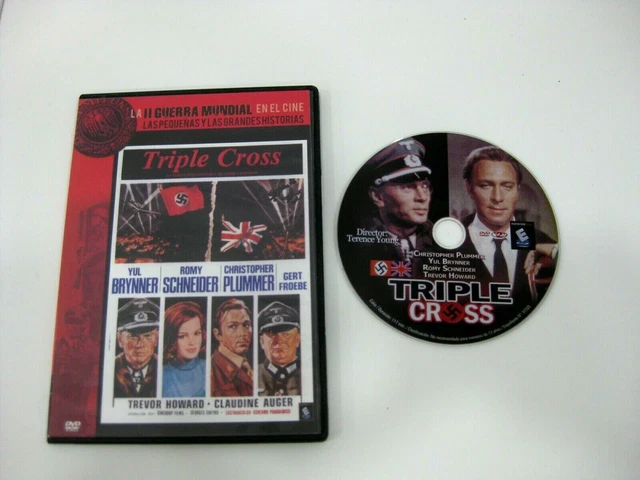 TRIPLE CROSS DVD Yul Brynner Romy Schneider Christopher Plummer Gert ...