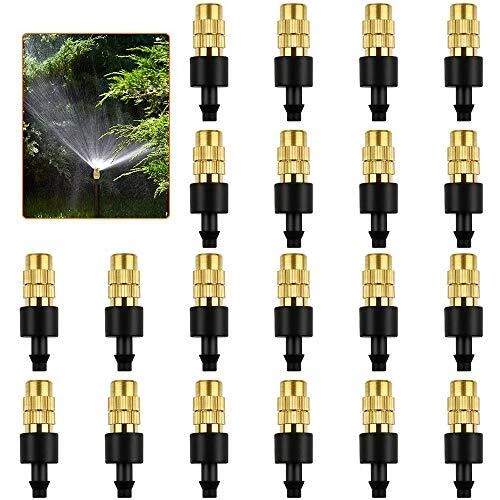 BUSE DE PULVÉRISATION en Laiton 20 Pcs Pulvérisateur d'Arrosage en Laiton Aju... EUR 27,84 ...