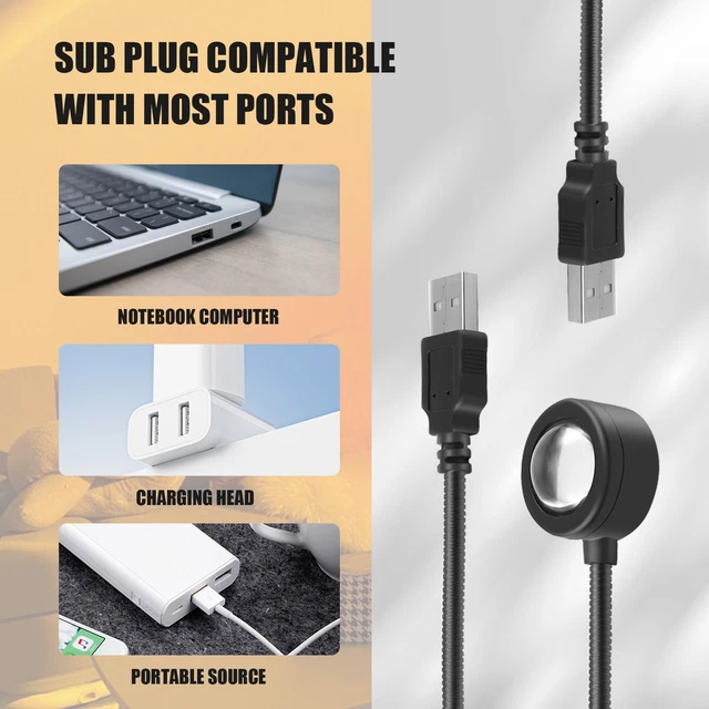 LED USB SUNSET Lamp Night Light Projector Birthday Party Decoration4540 £4.98 - PicClick UK