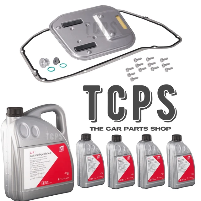 FOR AUDI A4 B8 2.0 Tfsi 08-15 Gearbox Service Kit 9L Febi Atf Fluid ...