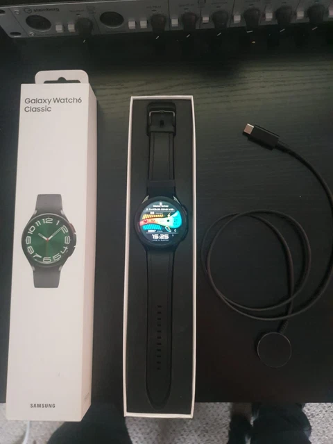 SAMSUNG GALAXY WATCH6 Classic SM-R960 47mm Black £200.00 - PicClick UK