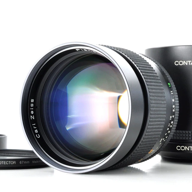 CONTAX CARL ZEISS Planar 85 mm f/1.4 Objectif MMJ C/Y du Japon [Near Mint] EUR 669,52 - PicClick FR